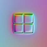 Designer Transforms 36 Famous Logos Into Holographic Chrome Icons