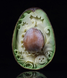 Master Fruit Carving Artist Creates Sensational Food Art With Avocados