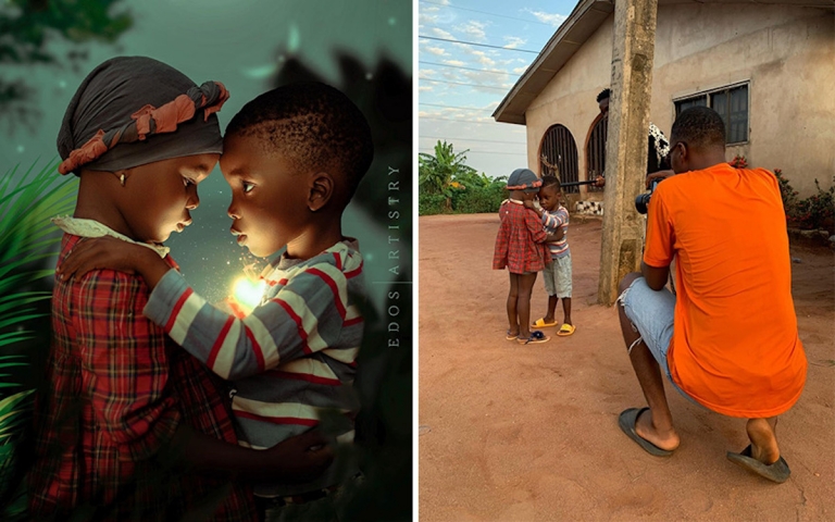 Photographer Shares Behind the Scenes of His Magical Photos