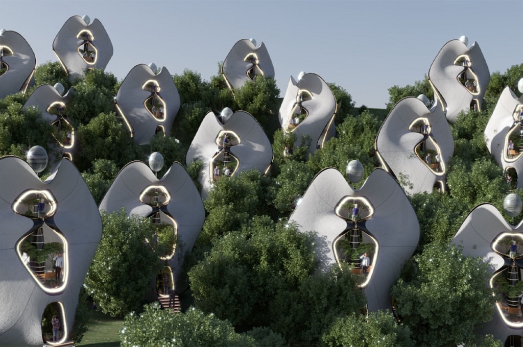 Architects Propose Steel Houses Built With 3D-Printed Exoskeletons
