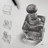 Artist Shows How to Draw Objects Using Shapes and Measurements