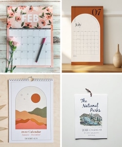 28 Creative 2022 Calendars To Keep You Organized in the New Year | My ...