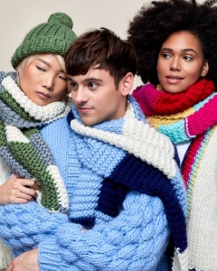 Olympic Diver Tom Daley Releases His Own Line of Cozy Knitting Kits