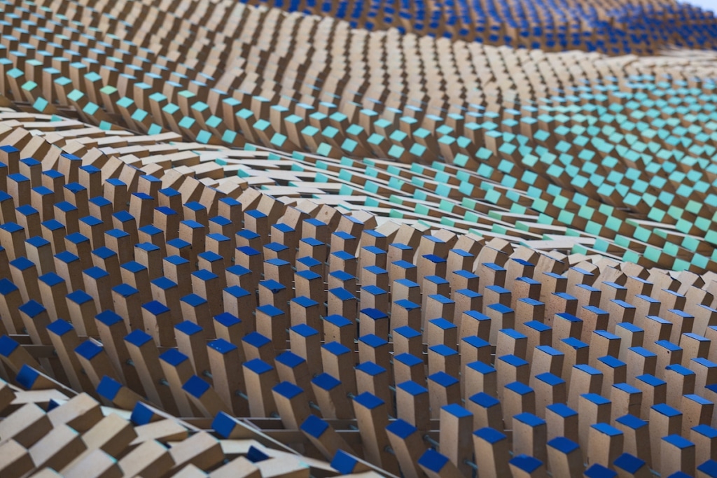 Architect Designs a Parametric Brick Screen for an Office Building