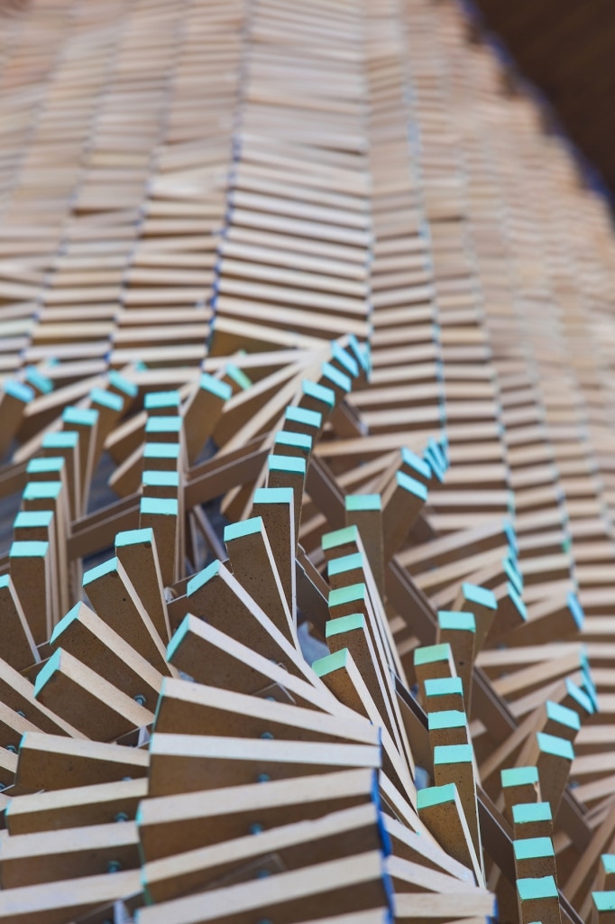 Architect Designs a Parametric Brick Screen for an Office Building