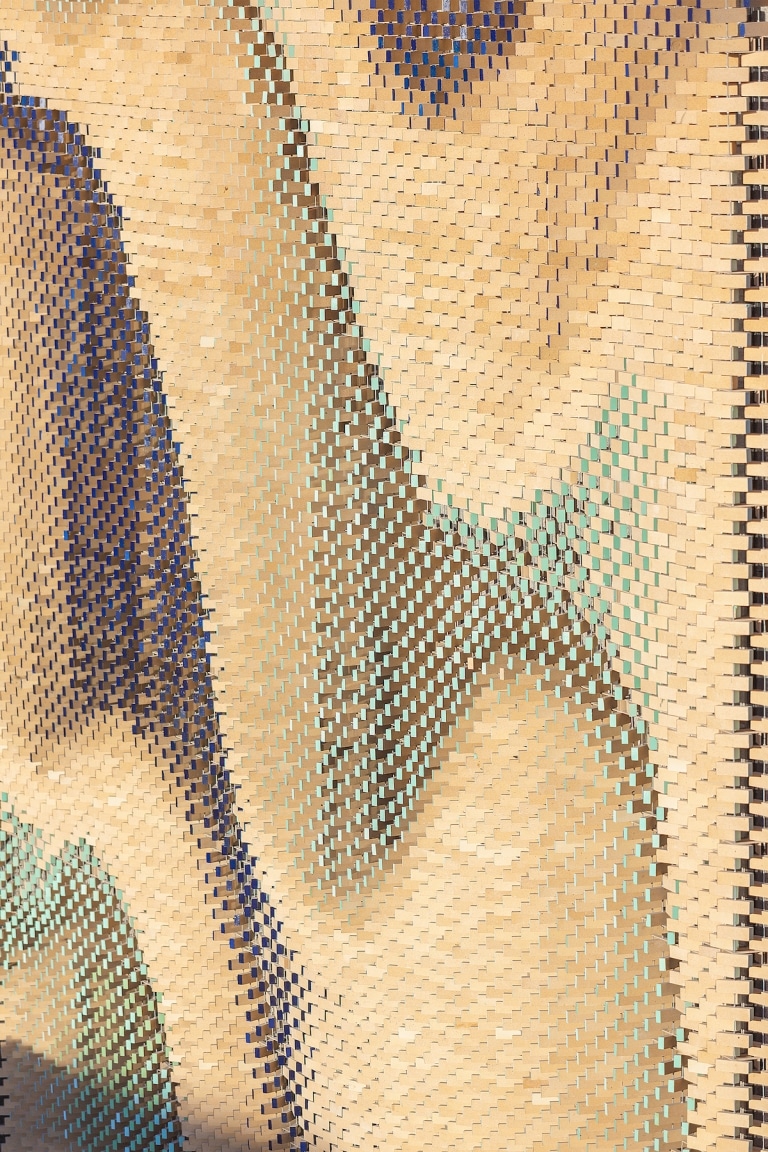 Architect Designs a Parametric Brick Screen for an Office Building