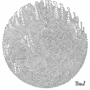 Artist's Continuous Line Drawings Have Hidden Objects in the Composition