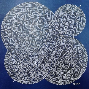Este artista crea increíbles dibujos de línea continua con imágenes ocultas