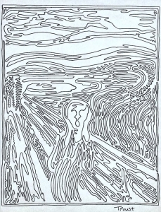 Artist Creates Single Continuous Line Drawings With Other Images Hidden ...