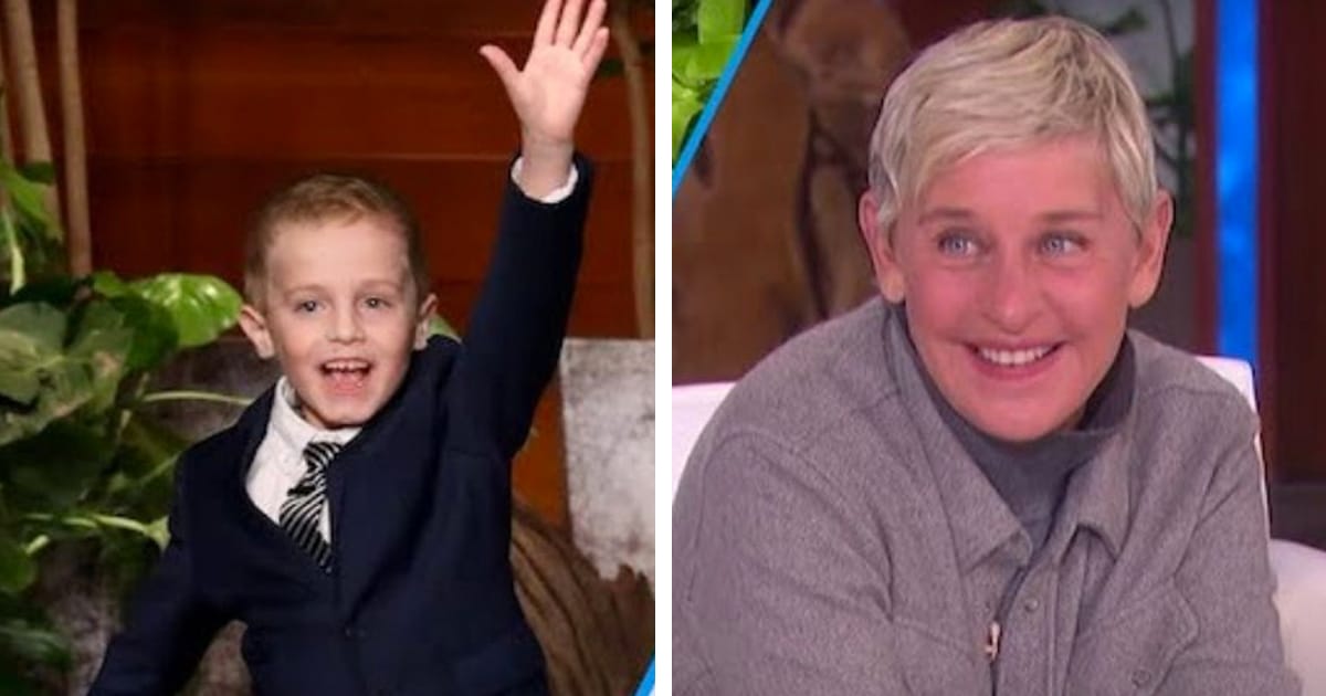 Seven-Year-Old Brings Ellen Degeneres to Tears With a Heartfelt Pep Talk