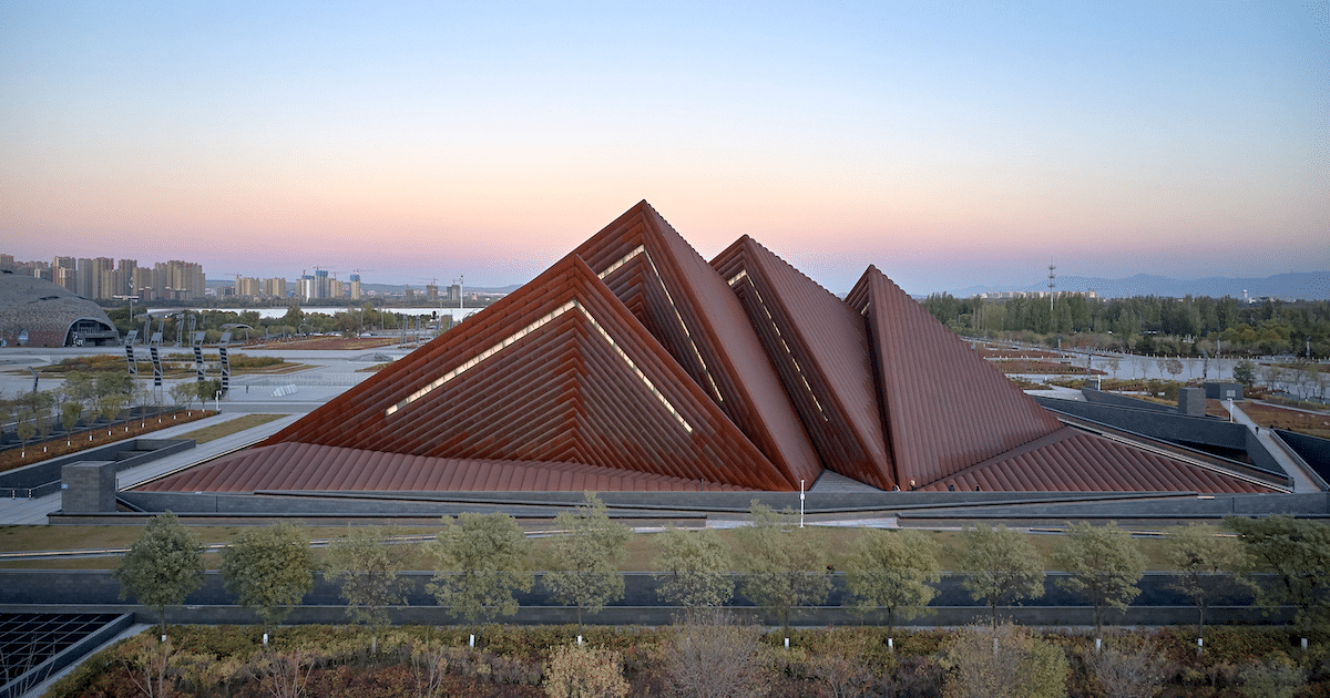 Foster + Partners' Datong Art Museum Is a Collection of Pyramids