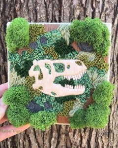 Stunning Embroidery Art Depicts Ancient Dinosaur Fossils