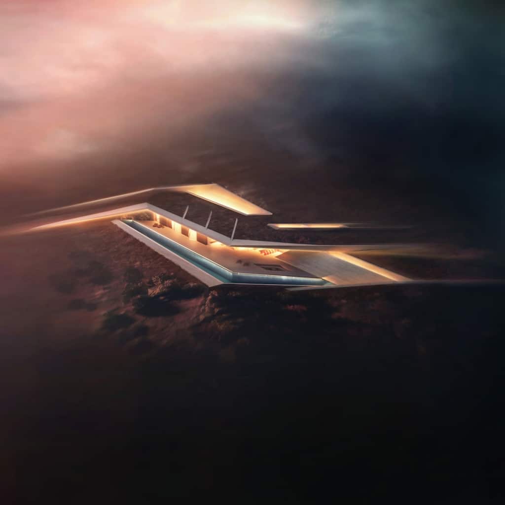 Designers Create Angular “Casa Katana” Inspired by Japanese Sword
