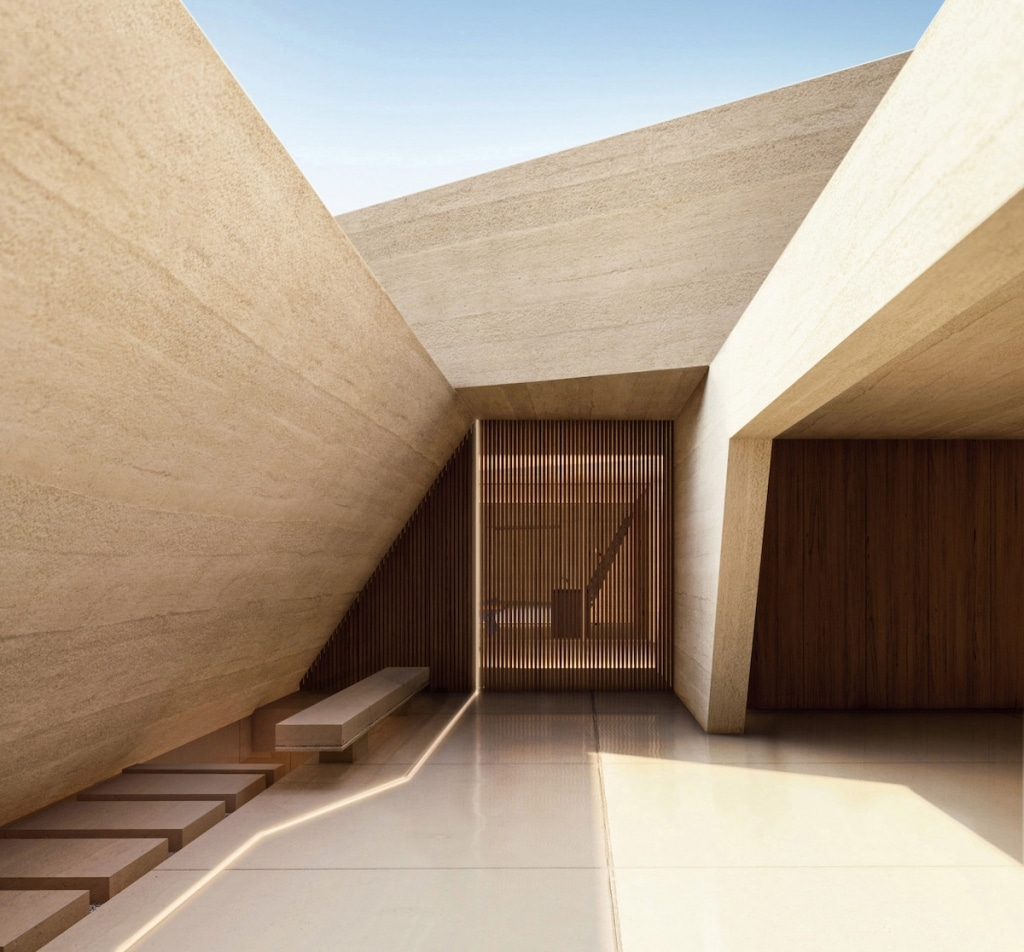 Designers Create Angular “Casa Katana” Inspired by Japanese Sword