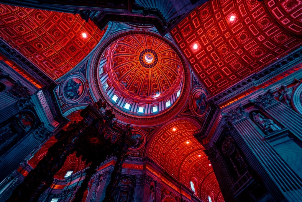 Photographer Aishy Transforms Basilica Into Ornate Sci-FI Architecture