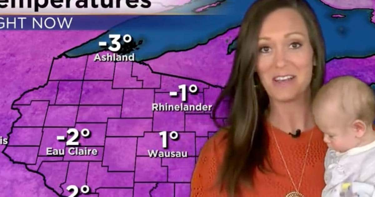 Meteorologist Mom Brings Her Baby Daughter On-Air as Adorable Co-Host