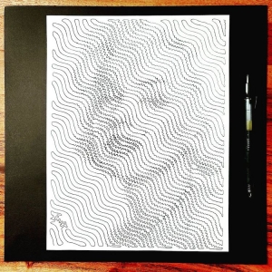 Artist Finds a Way to Make Portrait Drawings With One Continuous Line