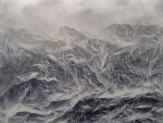 Artist Creates Textured Landscapes by Wrinkling Cyanotype Paper