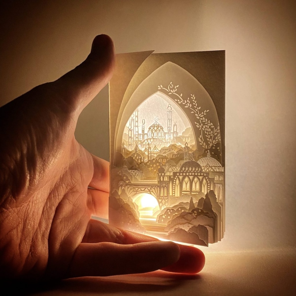 Ethereal Illumination Brings Three-Dimensional Cut-Paper Worlds to Life ...