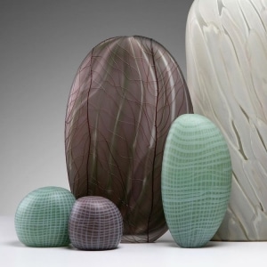 Abstract Glass Sculptures Are Inspired by the Natural World