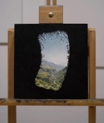 Artist Fills a Single Brushstroke With Exquisite Landscape Paintings