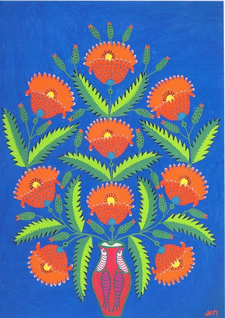 Destruyen 25 pinturas de la artista ucraniana Maria Prymachenko