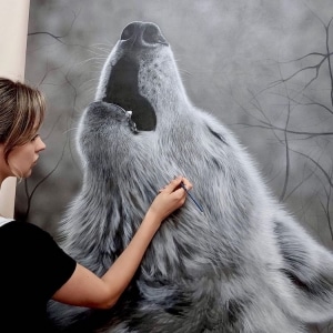 Lifesize Animal Portraits Look Like Emotional Black + White Photographs