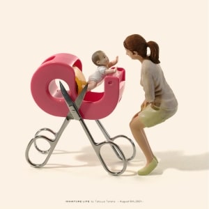 Tiny Figurines Occupy Worlds Made of Food and Household Objects