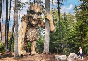 Giant Troll Sculptures Take Over Forests and Mountain Tops