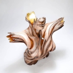 Artist Creates Illusion Sculptures Making Ceramic Look Like Trees