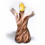 Artist Creates Illusion Sculptures Making Ceramic Look Like Trees