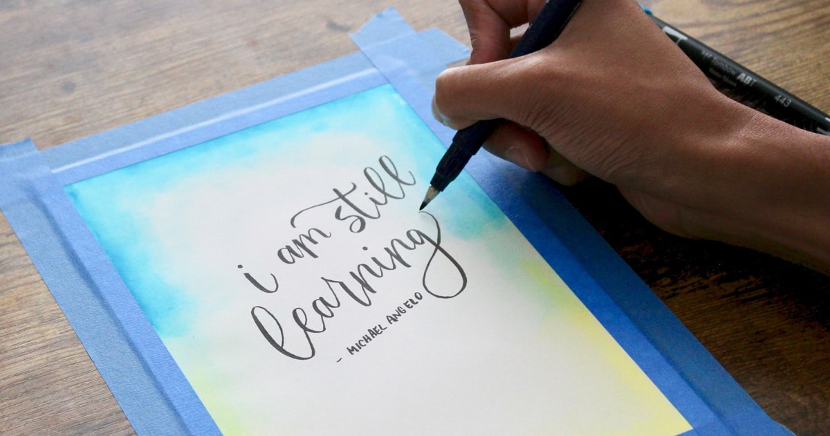 Learn the Essentials of Hand Lettering in This Online Class