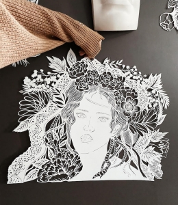 Ukrainian Artist Shares About Making Cut Paper Art in Midst of War