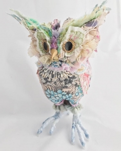 Artist Constructs Whimsical Sculptures From Textile Scraps