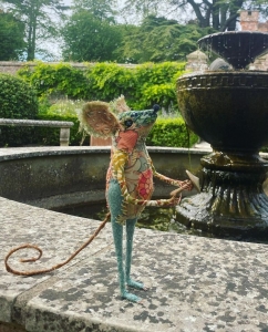 Artist Constructs Whimsical Sculptures From Textile Scraps