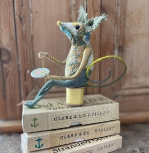 Artist Constructs Whimsical Sculptures From Textile Scraps