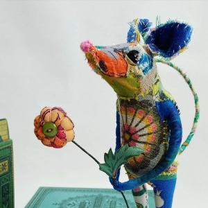 Artist Constructs Whimsical Sculptures From Textile Scraps