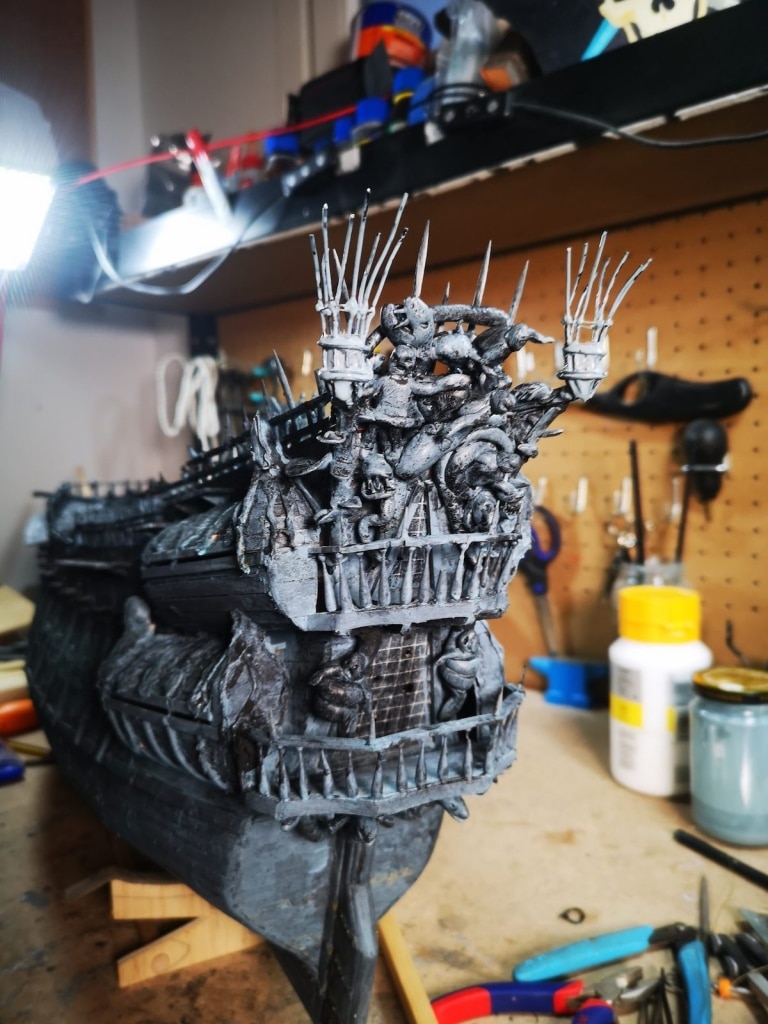 Artist Spends 10 Months Recreating Iconic ‘Flying Dutchman’ Ship From ...