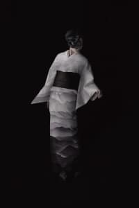 Artist Makes Leather Scrap Kimono Inspired by Hazy Mountains of Japan