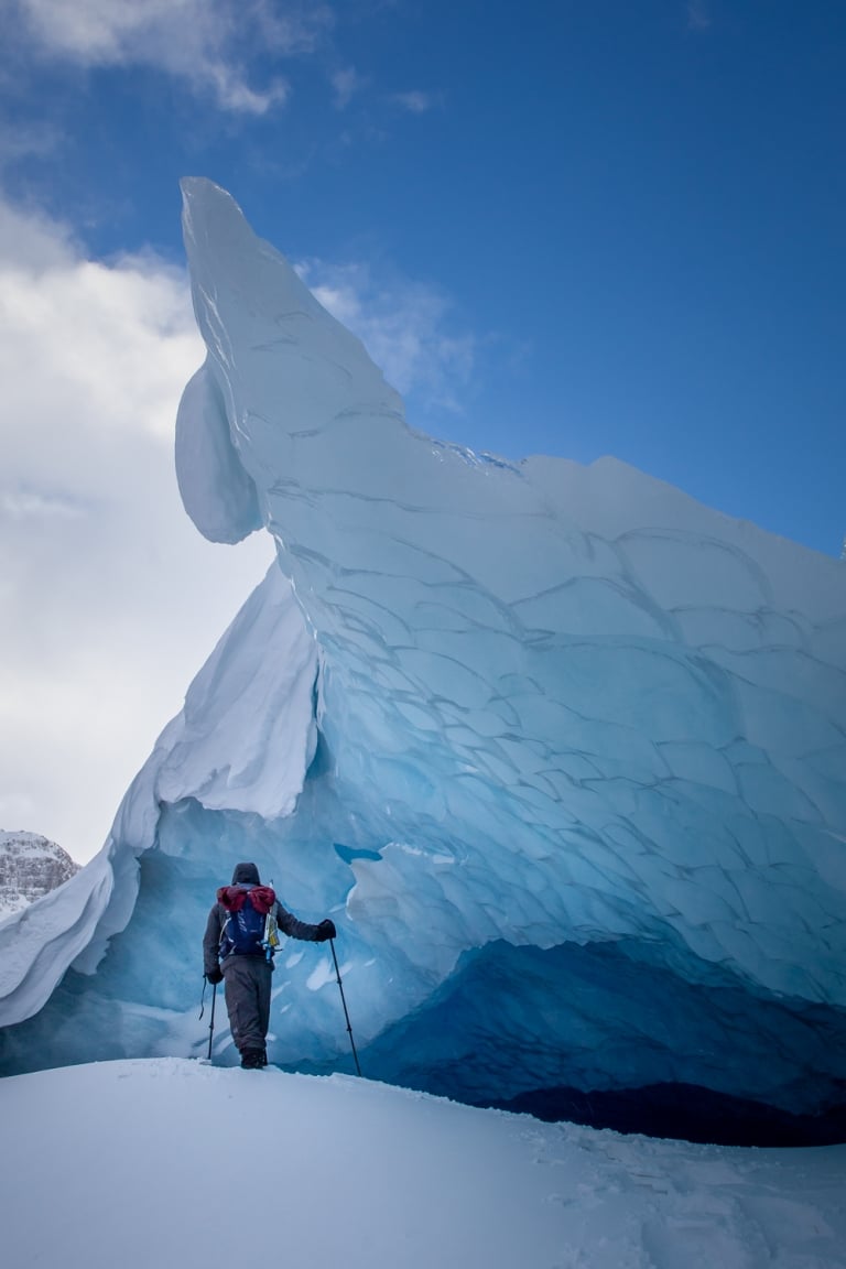 Remarkable Photos of Ice Caves Hidden in the Canadian Rockies
