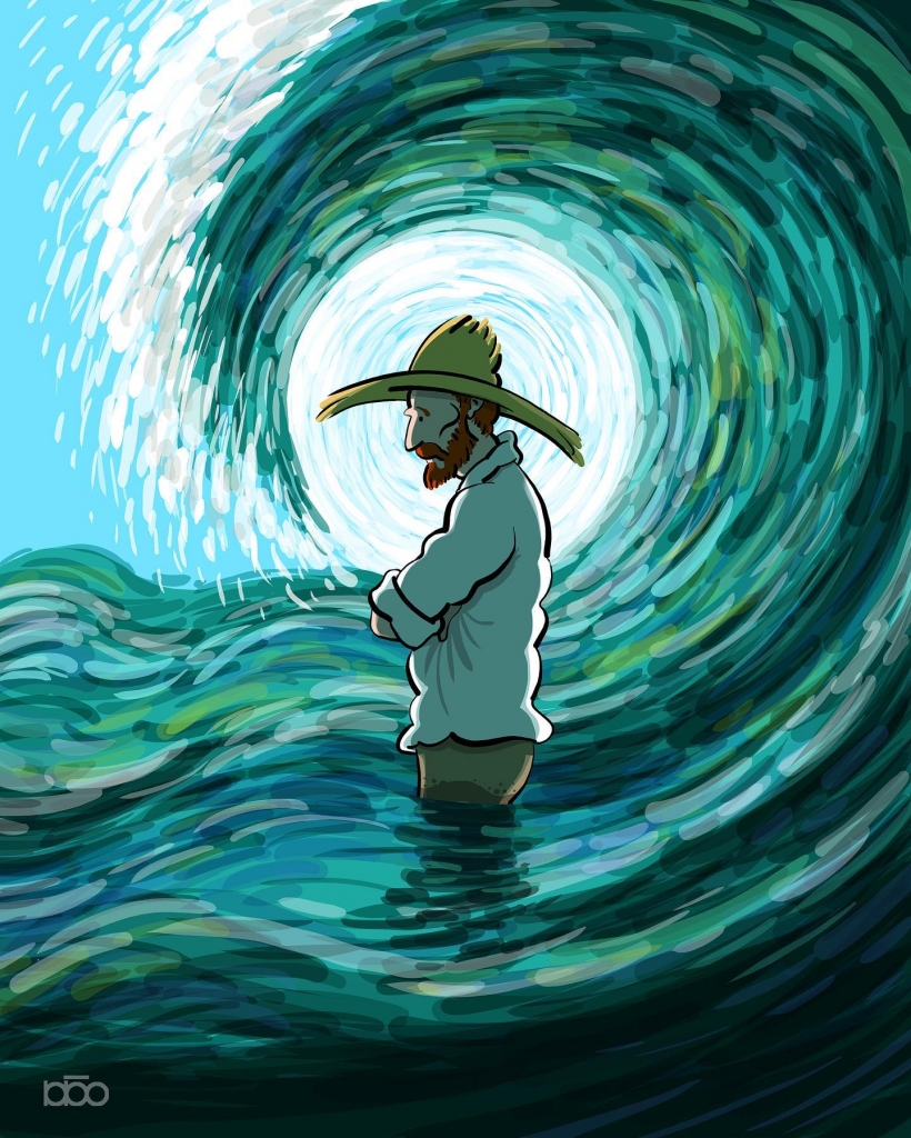 Illustrator's Van Gogh Art Expresses the Creativity of Late Artist