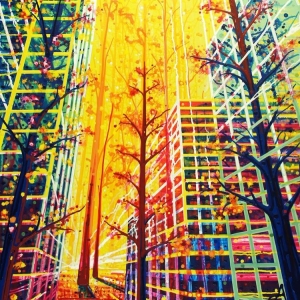 Stunning Paintings Imagine a Future Where Cities and Nature Merge