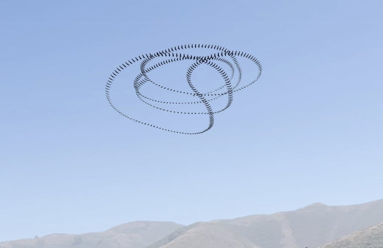 Photographer Captures Flight Trails in "Locked Down Looking Up"