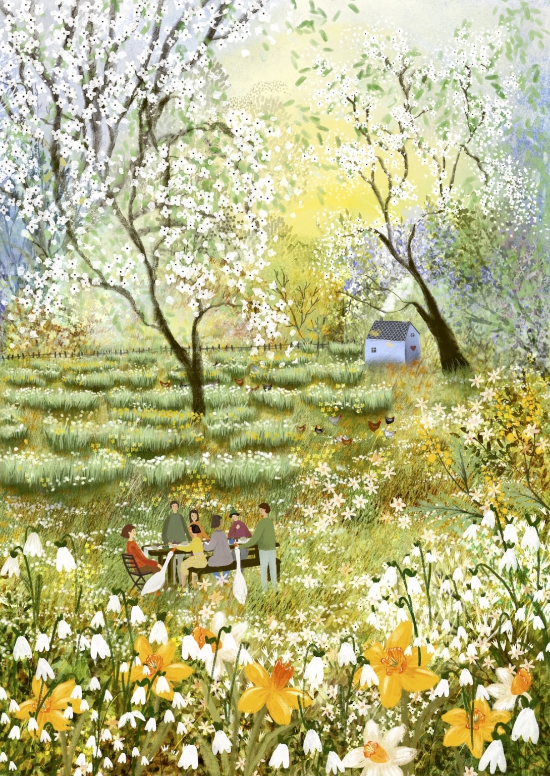 Painterly Illustrations Depict Bucolic Settings You'll Want to Visit