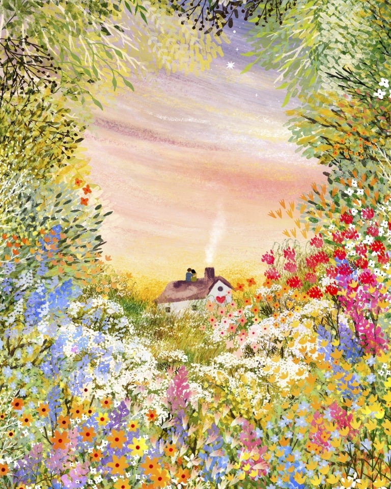 Painterly Illustrations Depict Bucolic Settings You'll Want to Visit