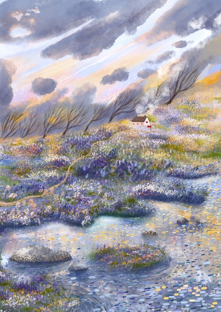 Painterly Illustrations Depict Bucolic Settings You'll Want to Visit