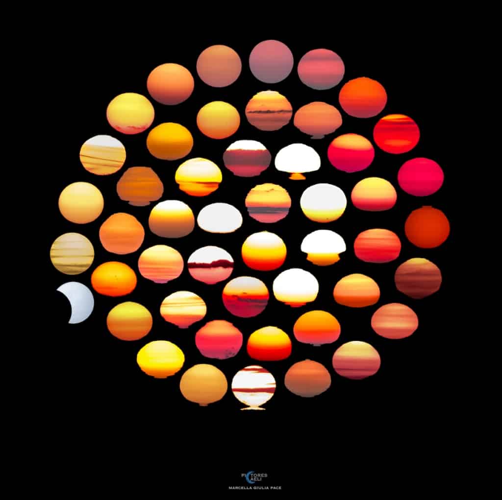 Photographer Compiles 49 Images of the Sun