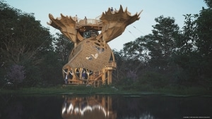 Incredible Forest Observation Deck Inspired by the Shape of a Moose