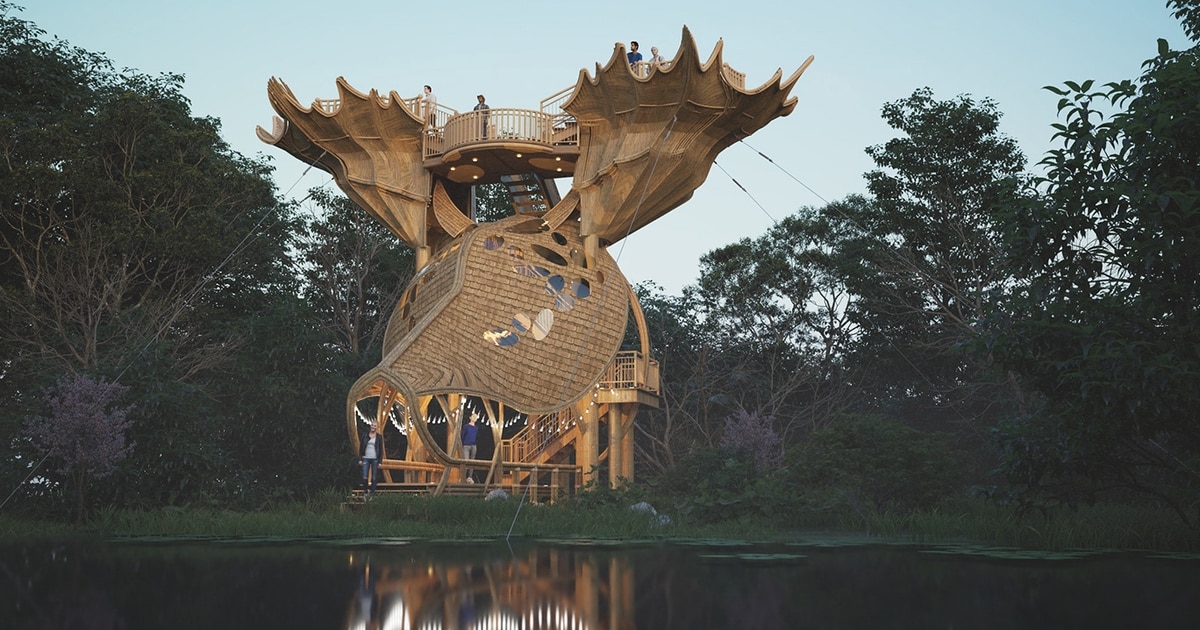 Incredible Forest Observation Deck Inspired by the Shape of a Moose