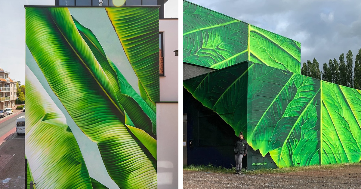 Leafy Green Murals Sprout From Unexpected Places